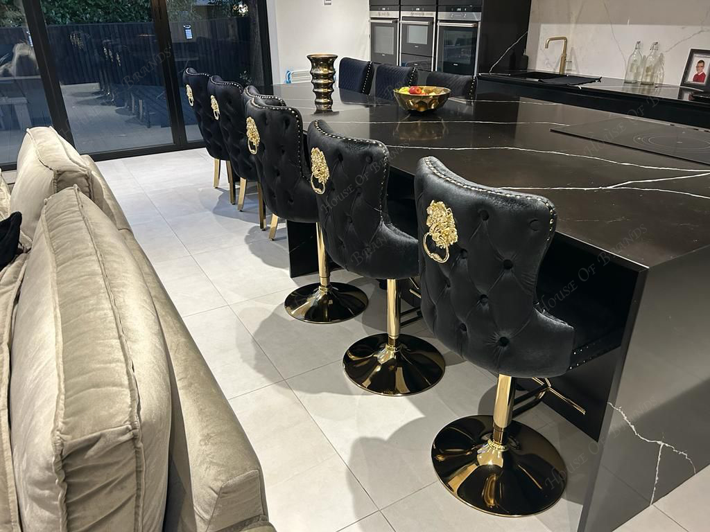 Black Victoria Barstool